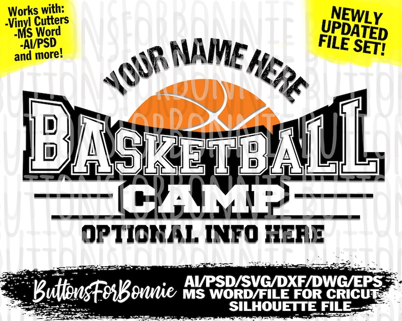 Basketball SVG, Basketball Camp, Camp Svg, Basketball Vector, Cutting ...