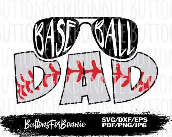 Baseball Dad Svg Baseball Shirt Design Cut File Cricut | Etsy