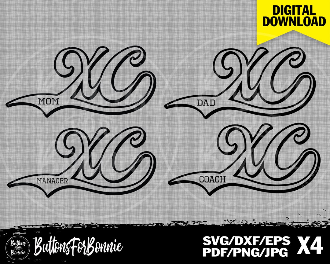 Xc Mom Svg, Xc Manager Svg, Xc Dad Svg, Xc Coach Svg, Cross Country ...