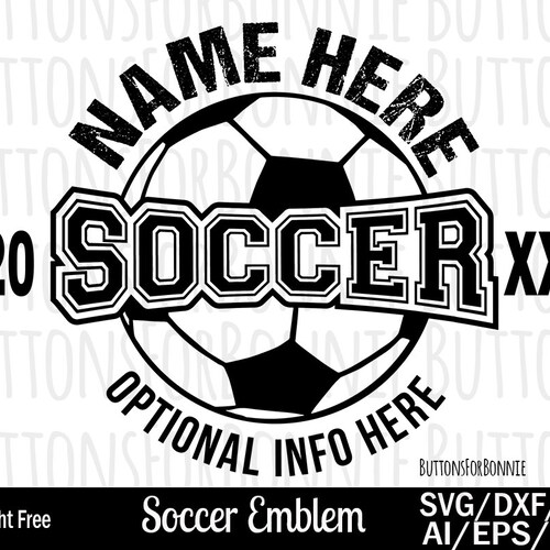 Soccer Team Svg Soccer Svg Template Cutting File Soccer - Etsy