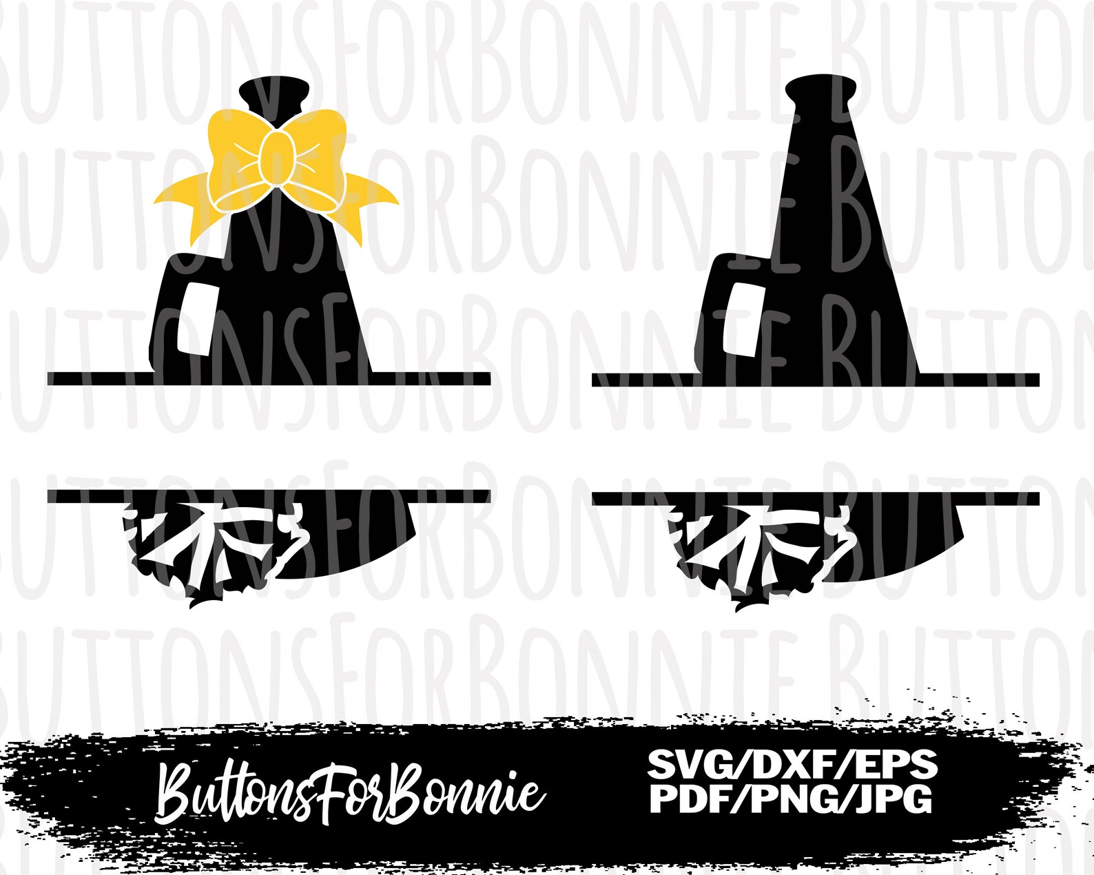 Cheerleader Svg, Template, Locker Sign, Cutting File, Cheer Bow Svg ...