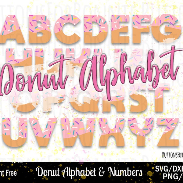 Donut Svg - Etsy