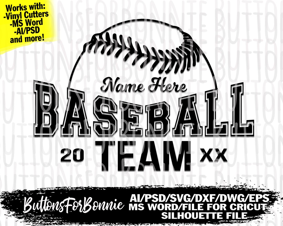 Baseball Svg, Baseball Vector, Baseball Emblem, Baseball Team, Baseball ...