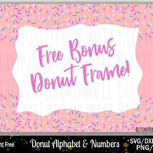 Donut Letters, Donut Svg, Alphabet Svg, Donut Alphabet, Cut File, Shirt ...