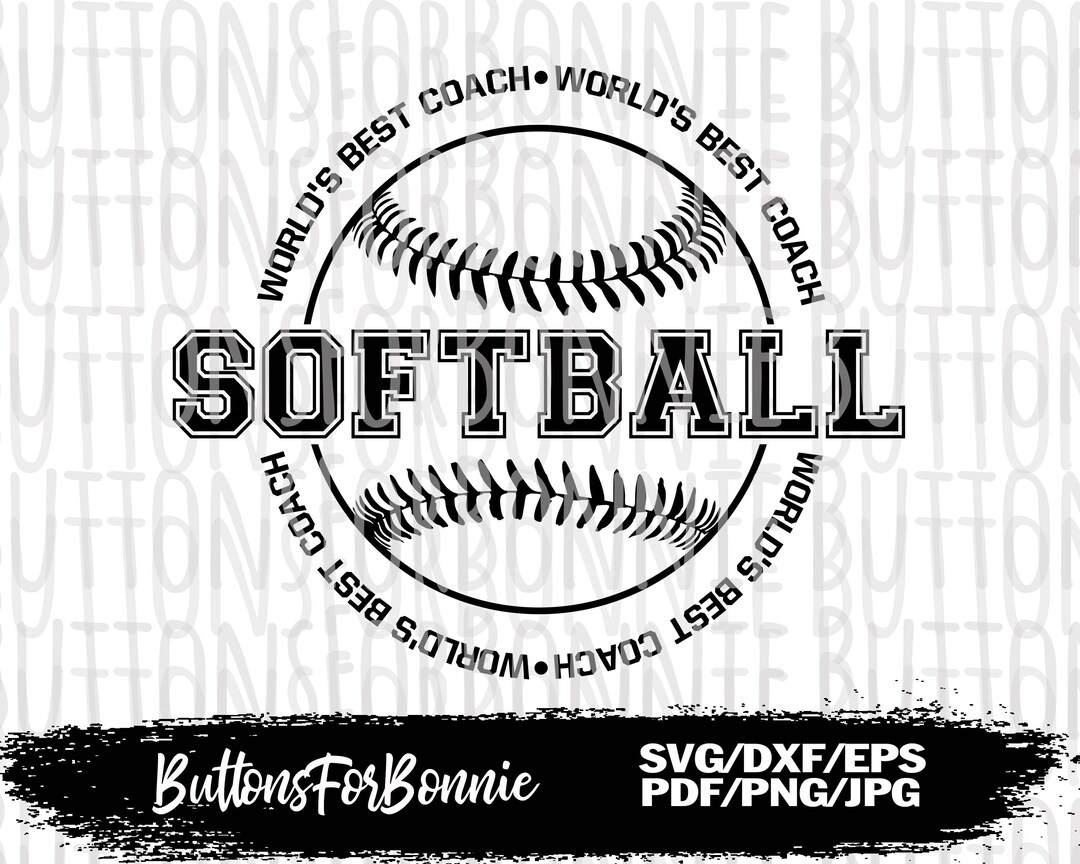 Coach Svg, Coach Gift, Softball Coach Svg, Softball Coach Gift, Cut ...