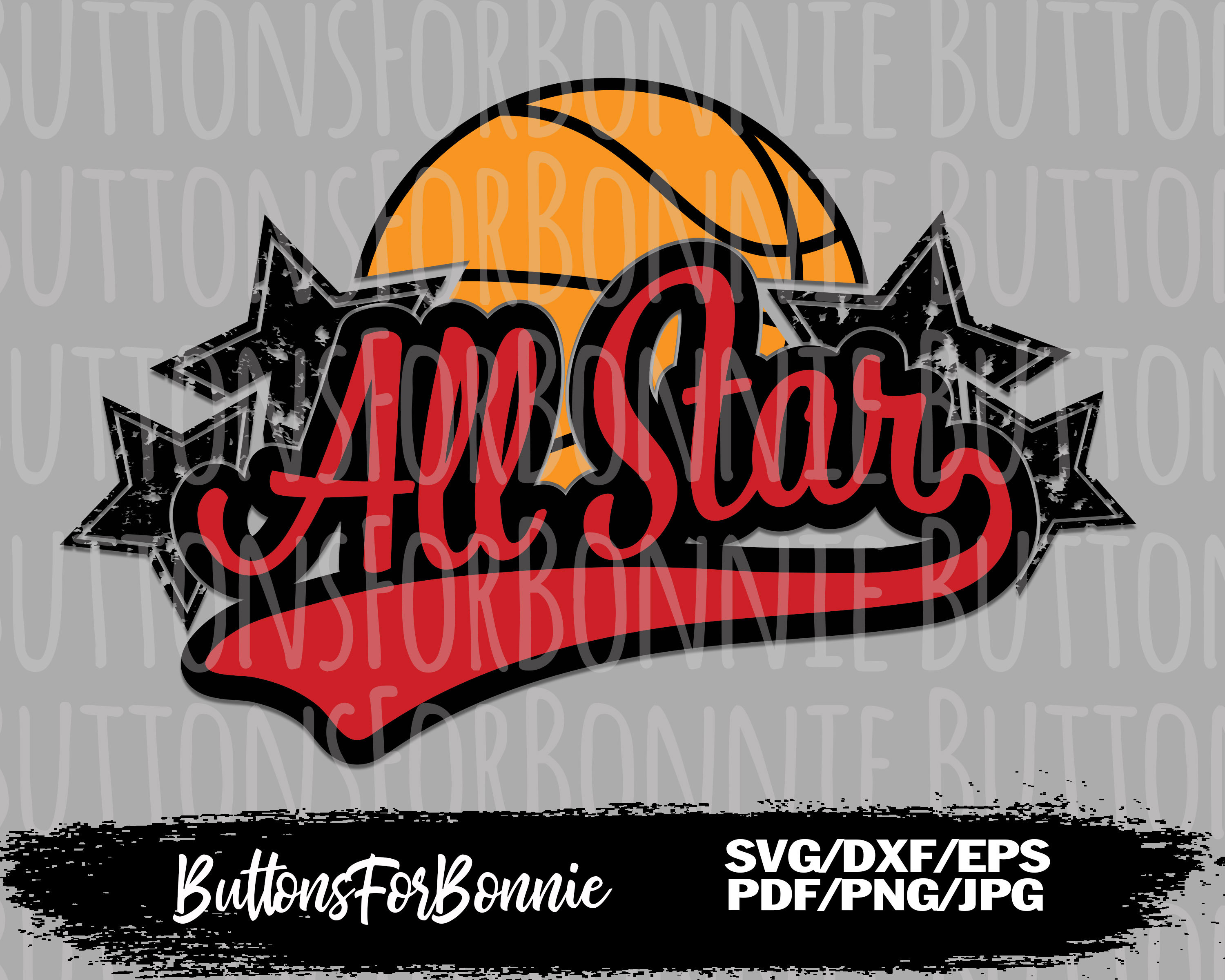 All Star Basketball, All Star Svg, Basketball Svg, Cutting File ...