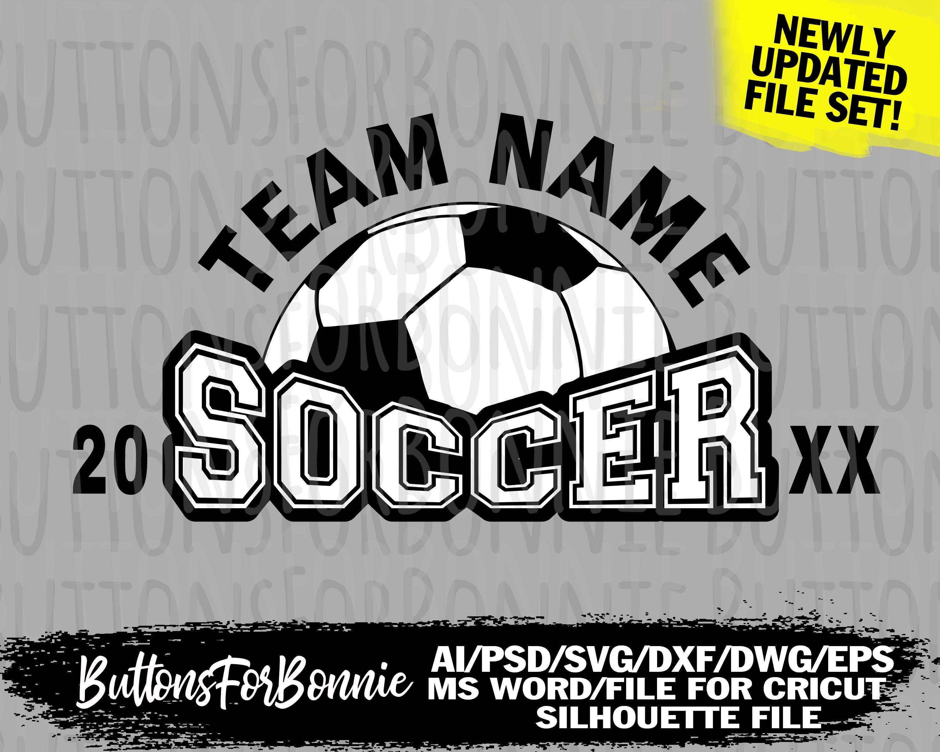 Soccer Svg Soccer Player Svg Soccer Team Svg Template - Etsy