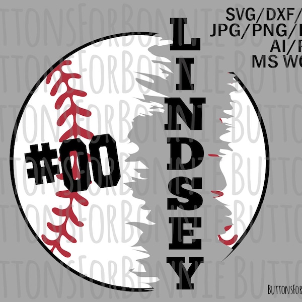 Softball Svg, Template, Softball Roster, Shirt Back, Team Roster ...