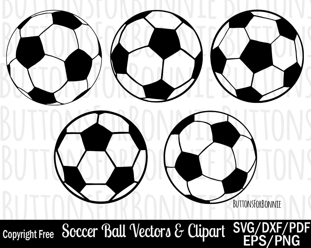 Soccer Ball SVG Soccer Ball Clipart Soccer Ball Vector Eps - Etsy