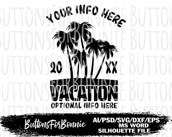 Family Vacation Svg Beach Vacation Vacation Svg Palm Trees - Etsy