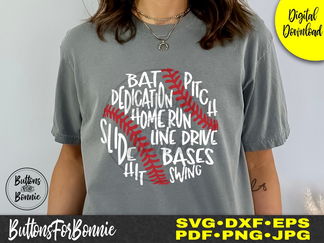 Baseball Svg, Baseball Svg Shirt, Baseball Mom Svg, Cut File, Baseball ...