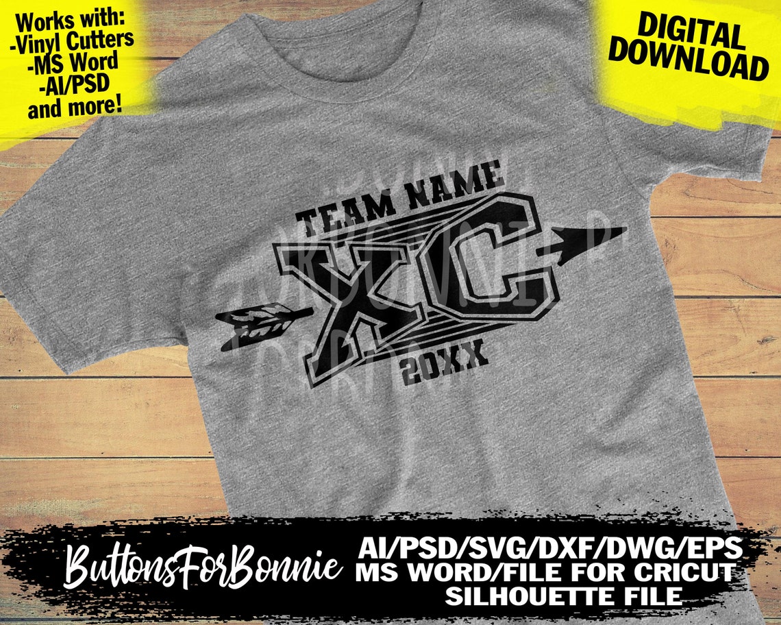 Cross Country Svg Cross Country Team XC Svg Shirt Design - Etsy