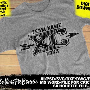 Cross Country Svg, Cross Country Team, XC Svg, Shirt Design, DXF, EPS ...