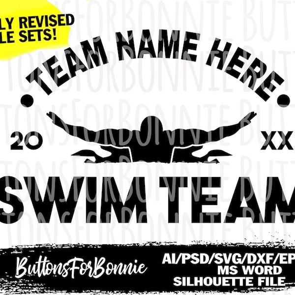 Swimmer Decal - Etsy