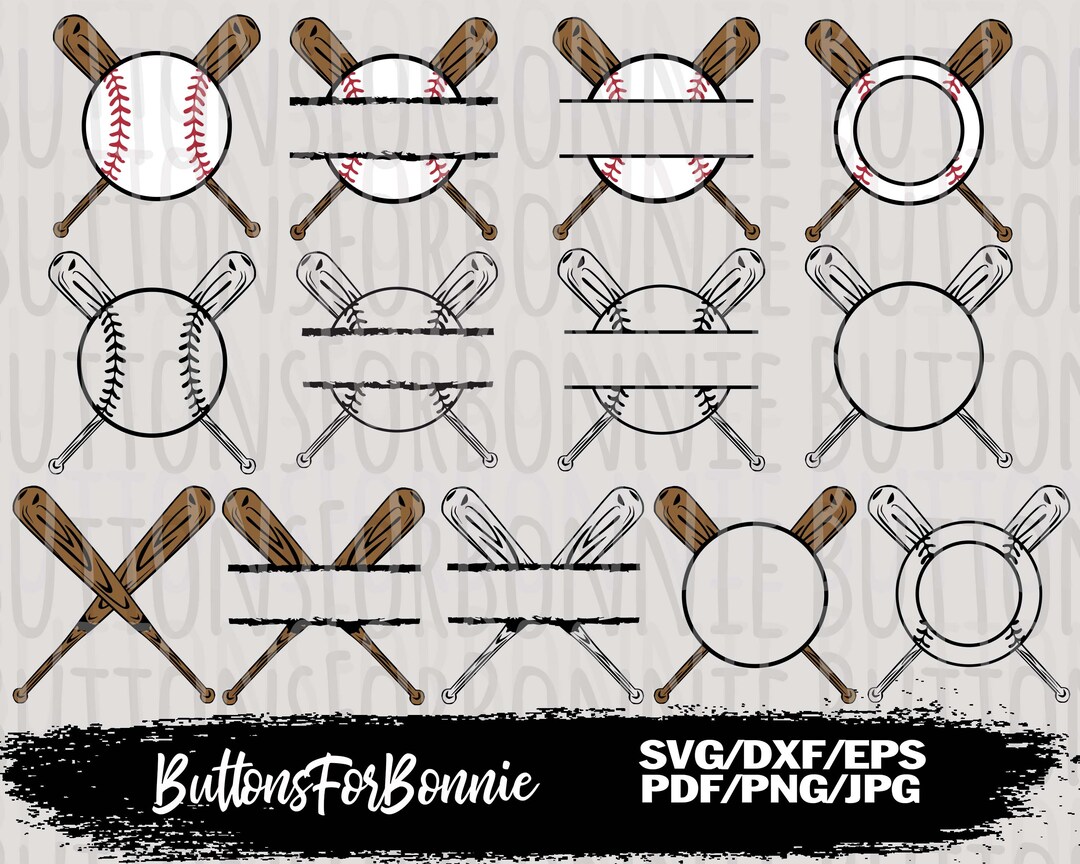 Baseball Svg, Monogram, Baseball Team, Baseball Player, Baseball Bats ...