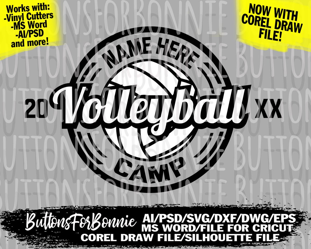 Volleyball Camp Svg, Volleyball SVG, Camp Svg, Digital Cutting File ...