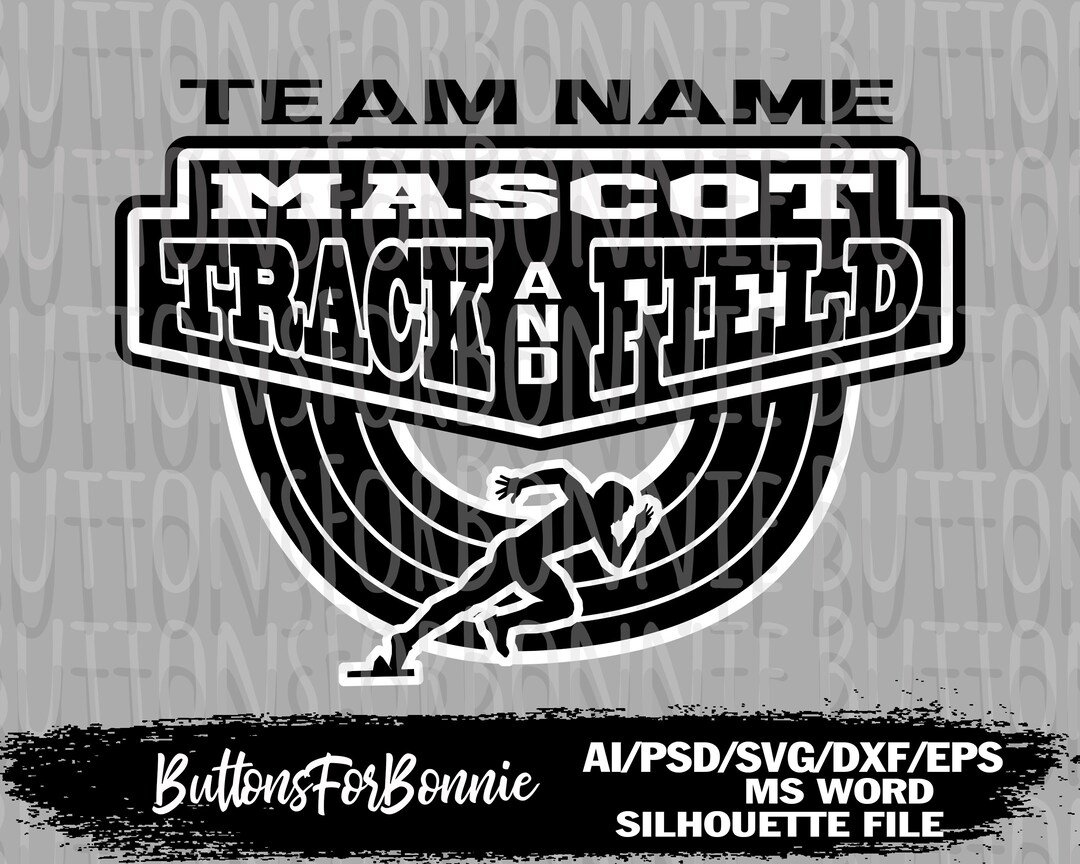 Track and Field Svg, Digital Cutting File, Name, Team Name, Shirt ...