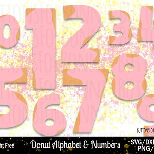 Donut Letters, Donut Svg, Alphabet Svg, Donut Alphabet, Cut File, Shirt ...