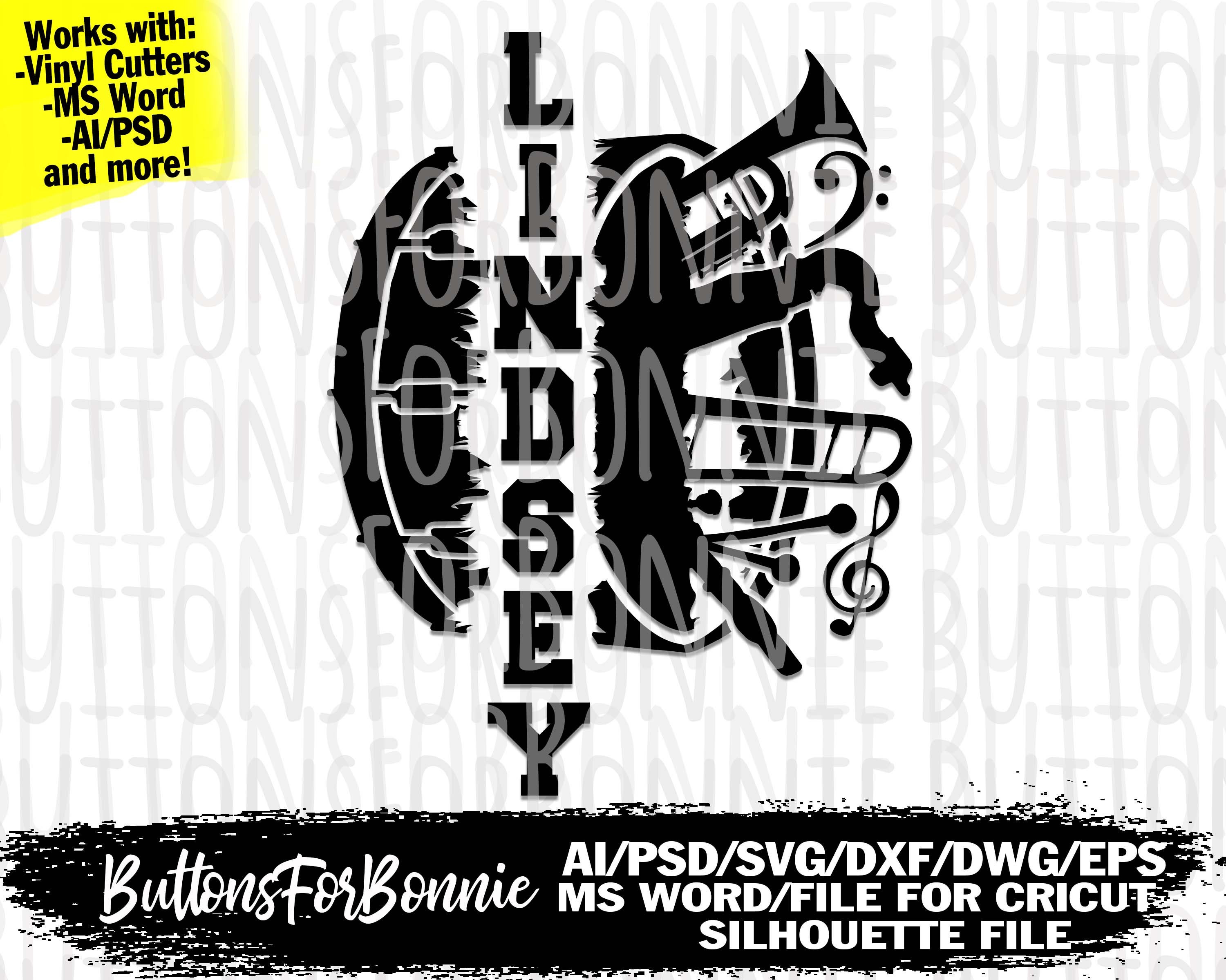 Band Svg, Marching Band Svg, Band Mom Svg, DXF, EPS, Template, Digital ...