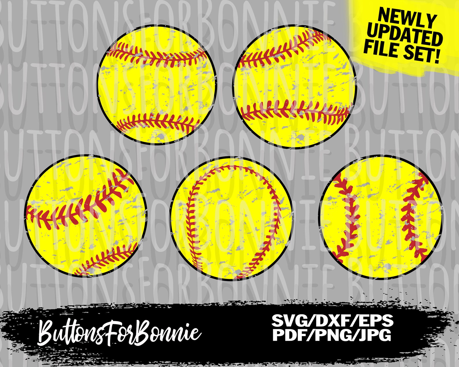 Softball SVG, Softball Vector, Stitching, Dxf, Eps, Pdf, Png ...