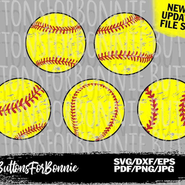 Softball Vinyl - Etsy