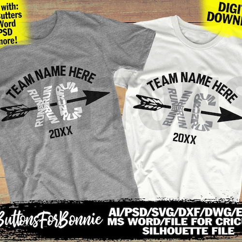 Cross Country Svg Cross Country Team XC Svg Shirt Design - Etsy