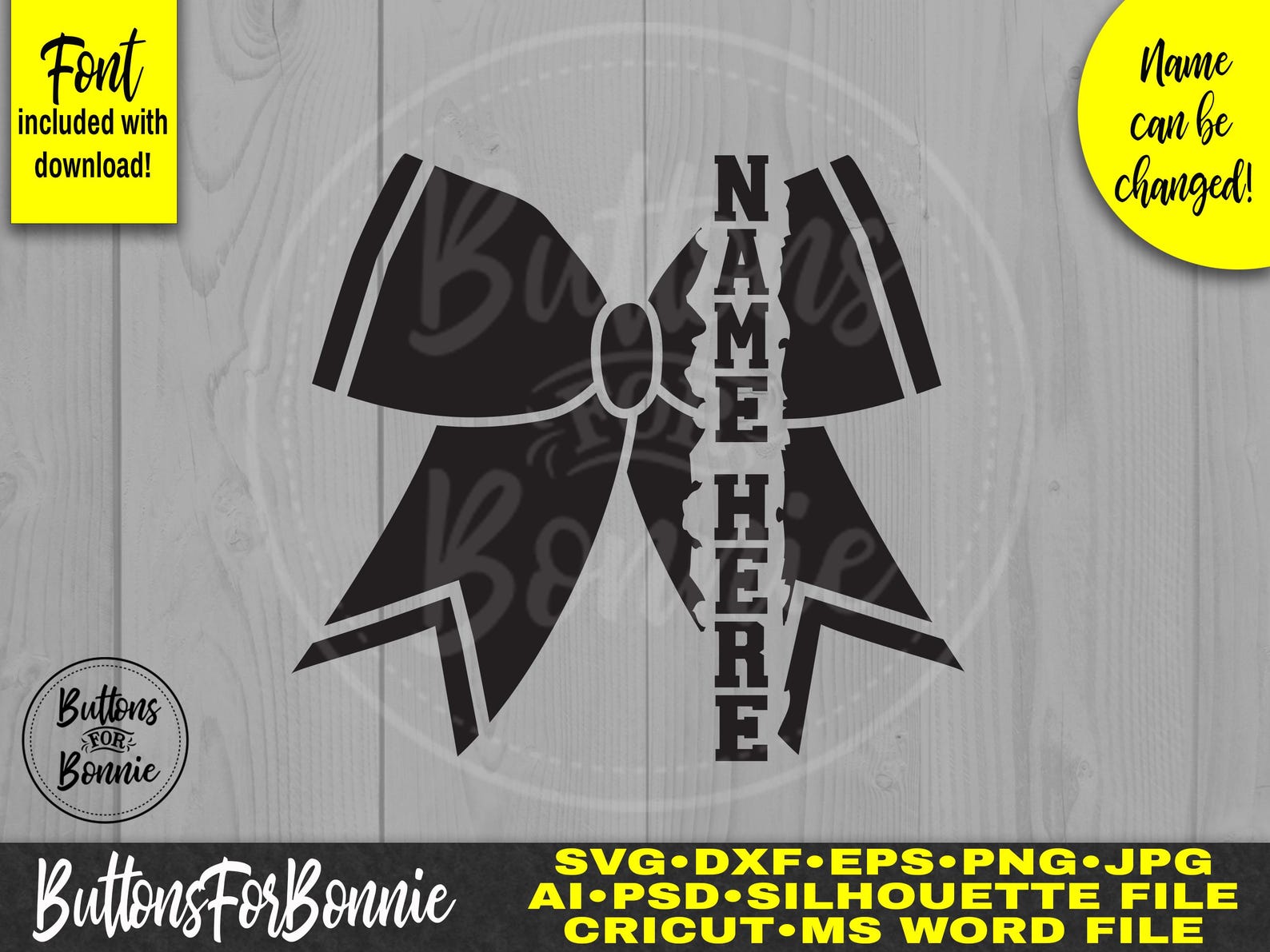Cheer Bow Svg, Bow Svg, Template, Cheer Name Svg, Cheer Mom Svg, Cut ...