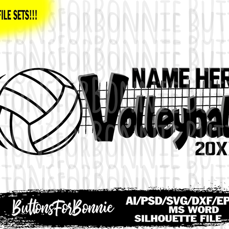 Volleyball Net Svg - Etsy