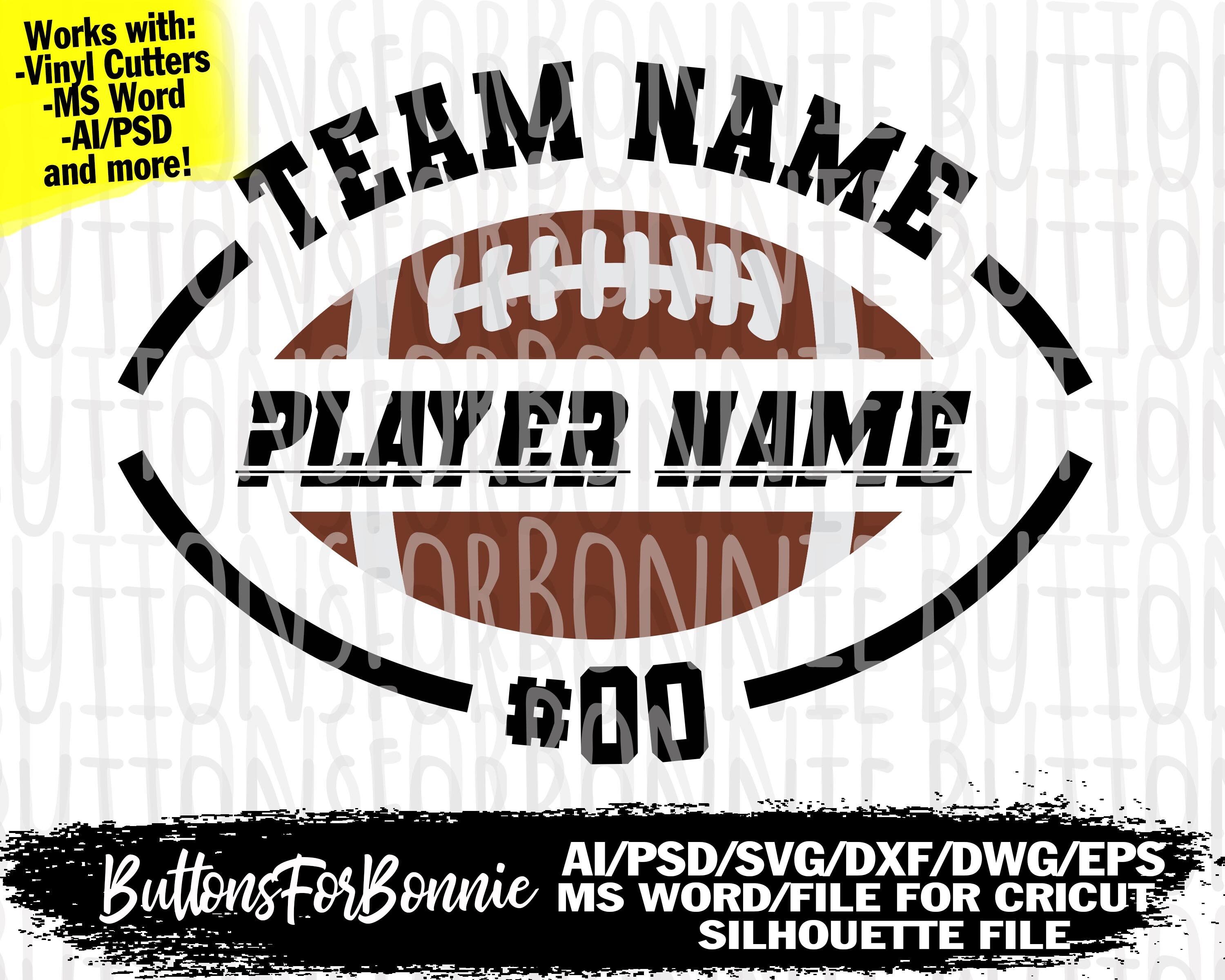 Football Svg, Football Player, Locker Decor, Shirt Design,dxf,eps ...