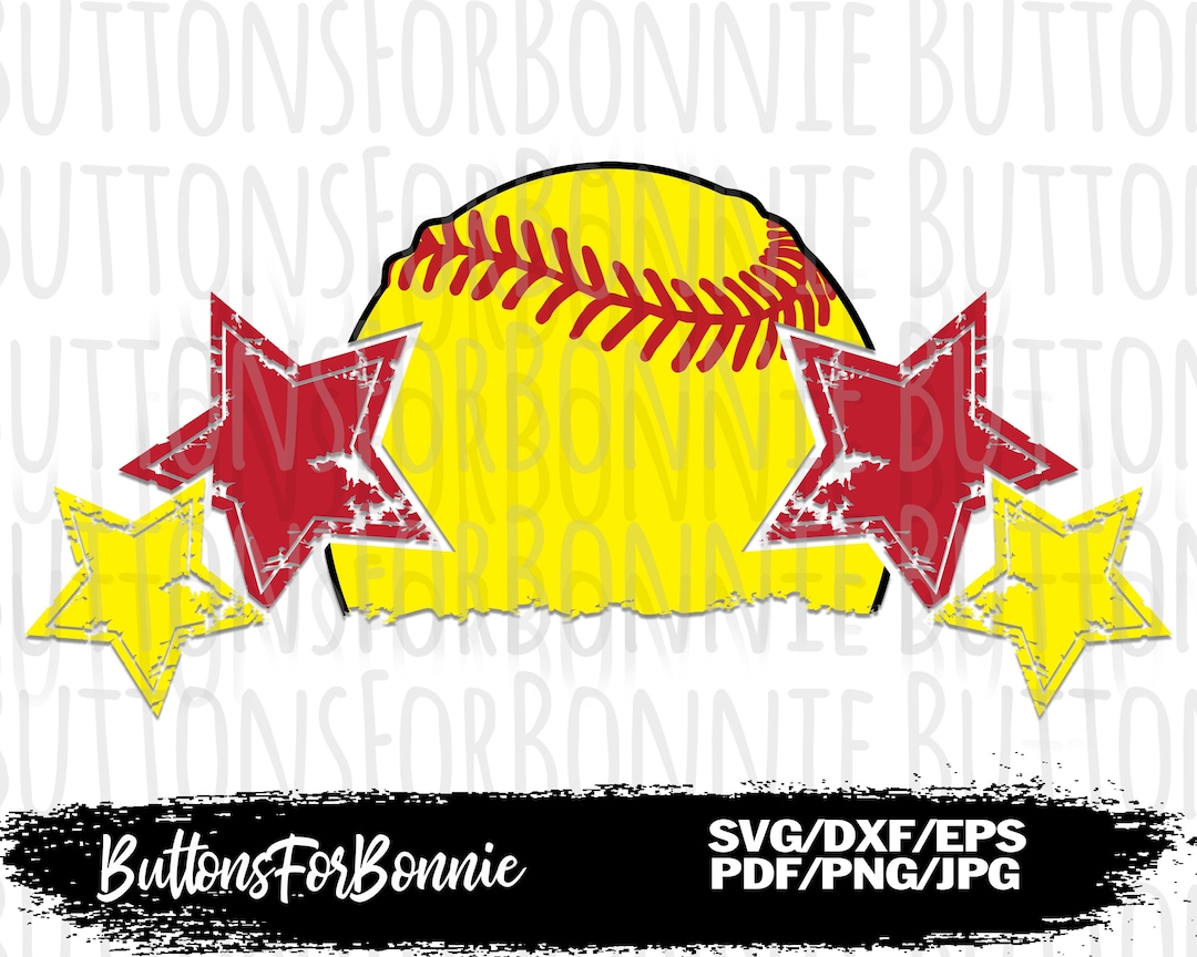 Allstar Svg, Softball Svg, All Star Svg, Shirt Design, Softball Team ...