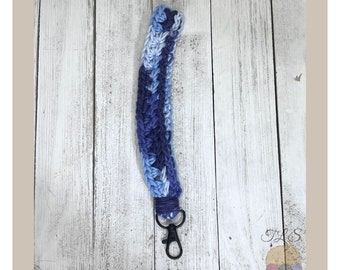 Keychain Wristlet, Boho Keychain, Cute Wristlet, Crochet Car ...
