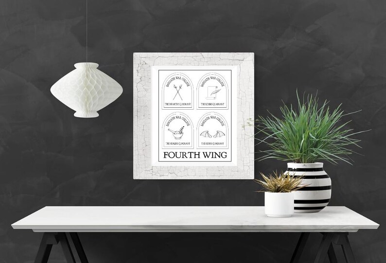 Four Quadrants Fourth Wing Digital Download - Etsy
