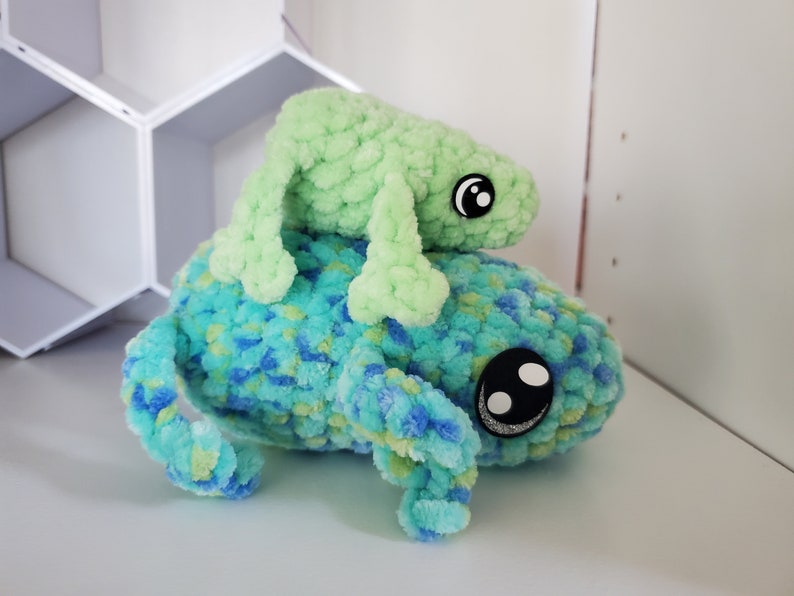 No Sew Baby and Mama Frog - Etsy