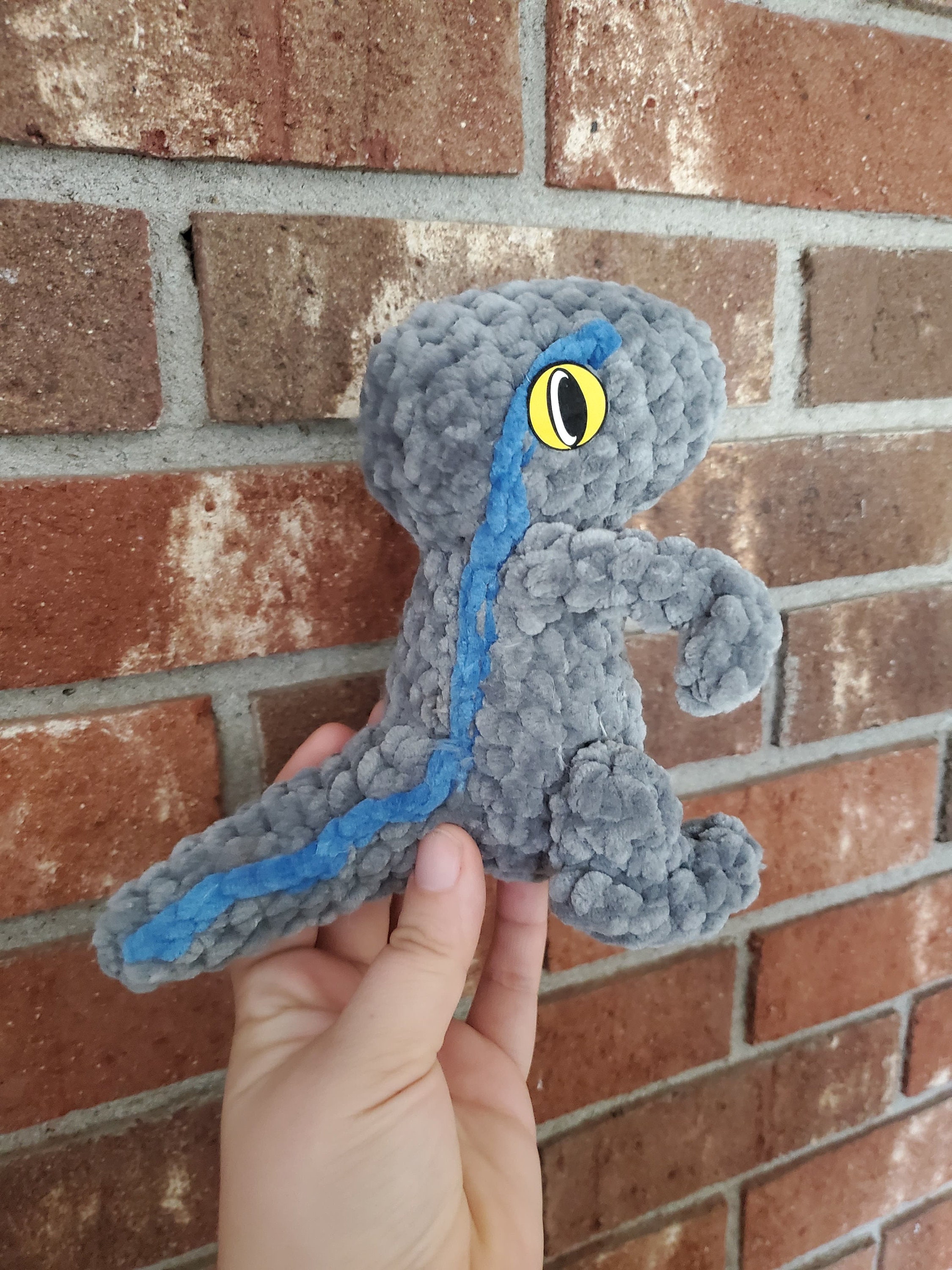 Rick the Raptor Dinosaur Crochet Pattern (Instant Download) - Etsy