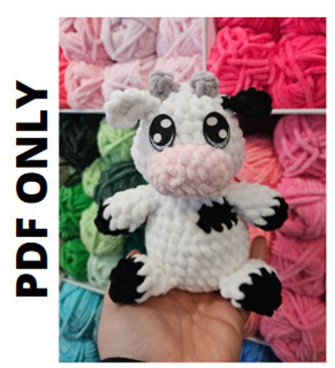Benny the Cow Crochet Pattern - Etsy