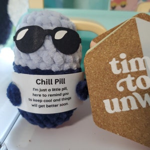 Chill Pill Plushie - Etsy
