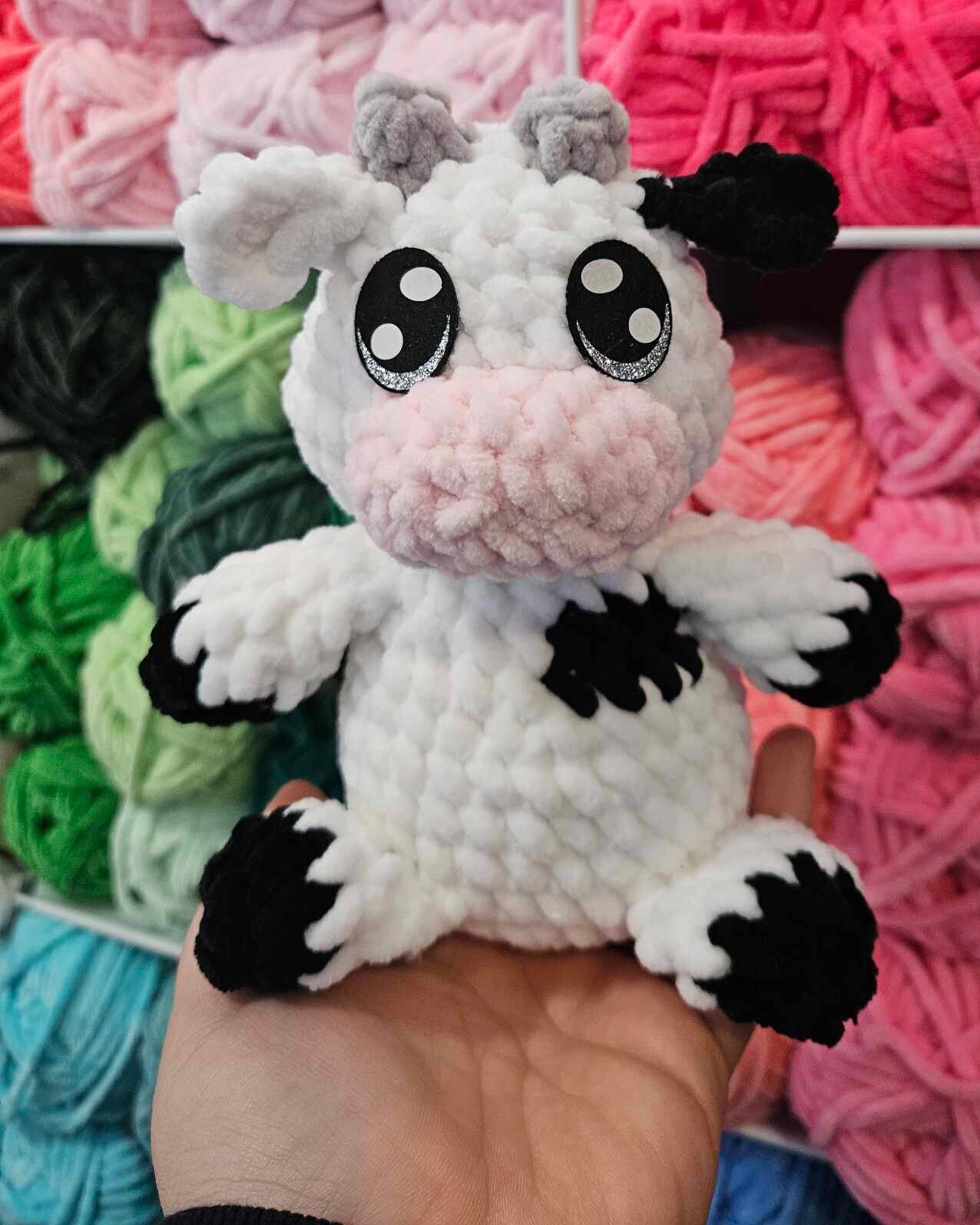 Benny the Cow Crochet Pattern - Etsy