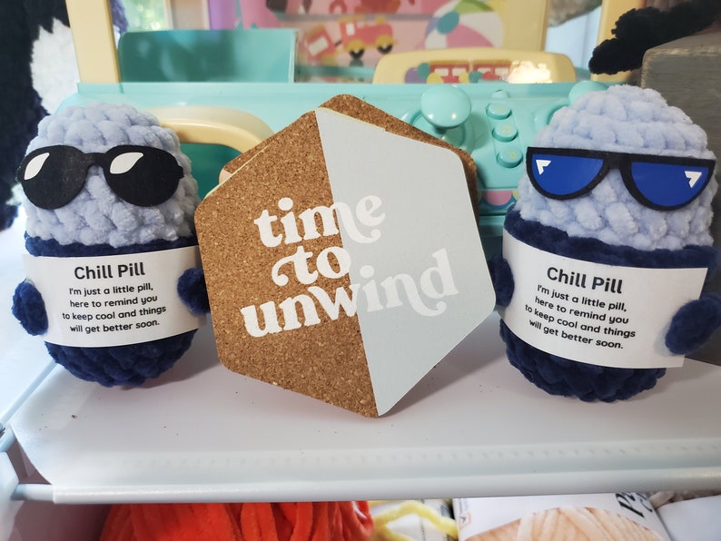Chill Pill Plushie - Etsy