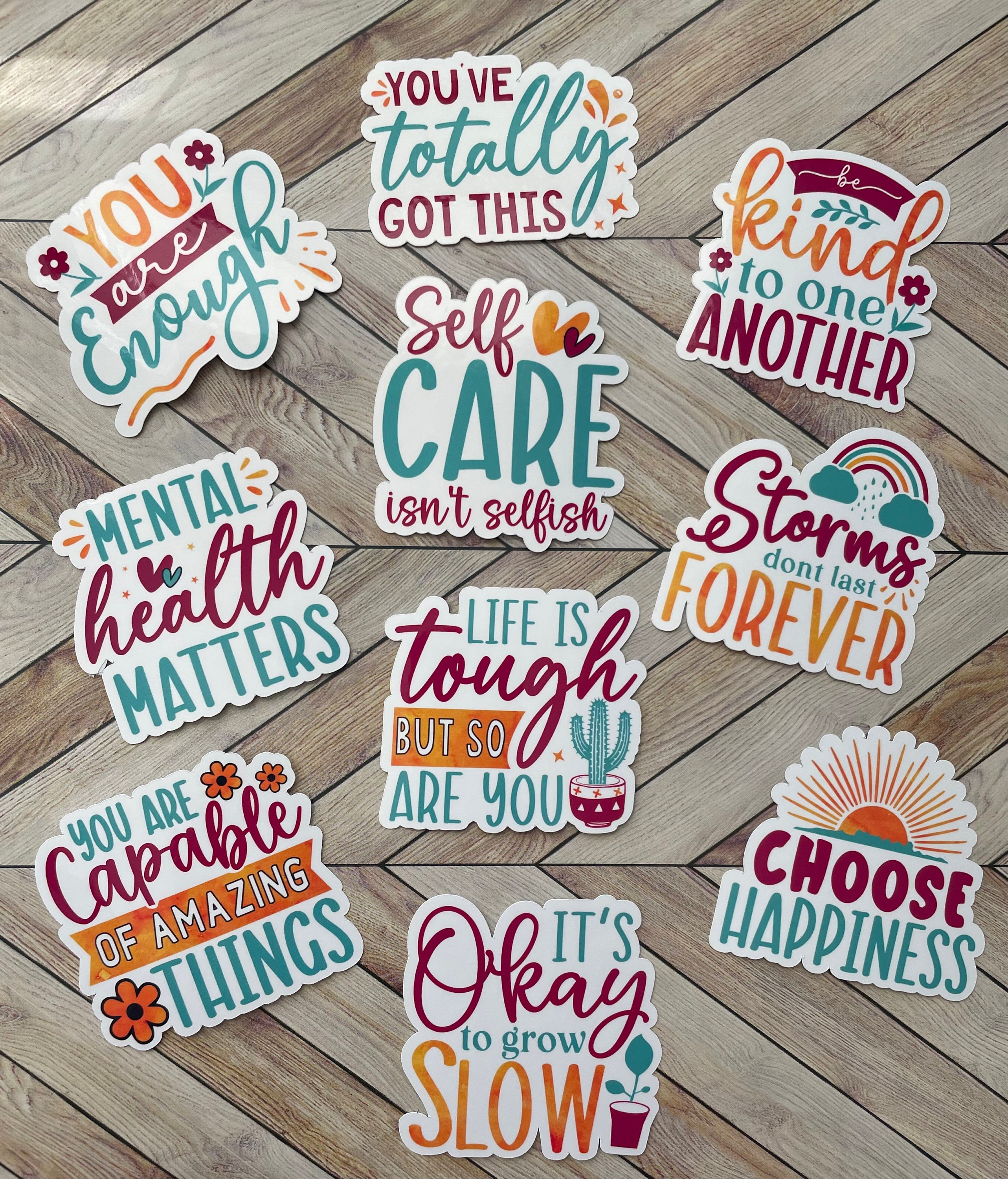 Mental Health Awareness Stickers, Positivity Sticker, Therapy Sticker ...