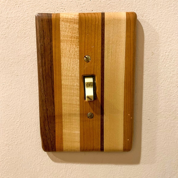 Wooden Light Switch - Etsy