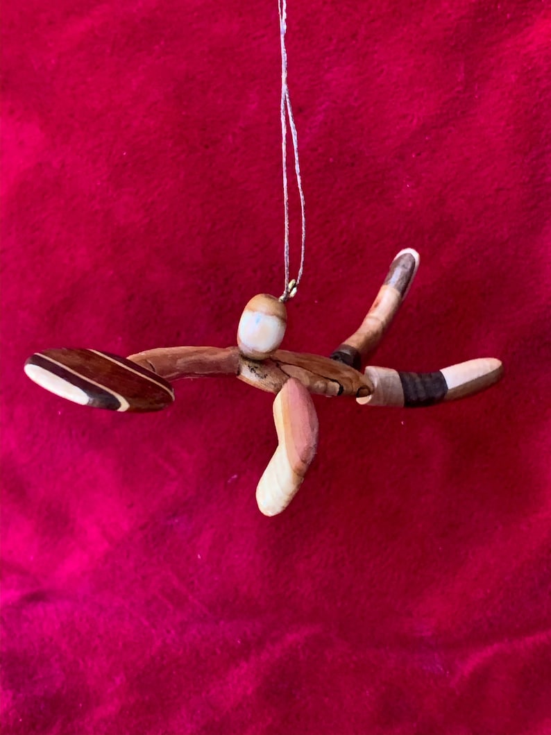 Ultimate Frisbee Ornament Handmade of Vermont Hardwood and Pieces of ...