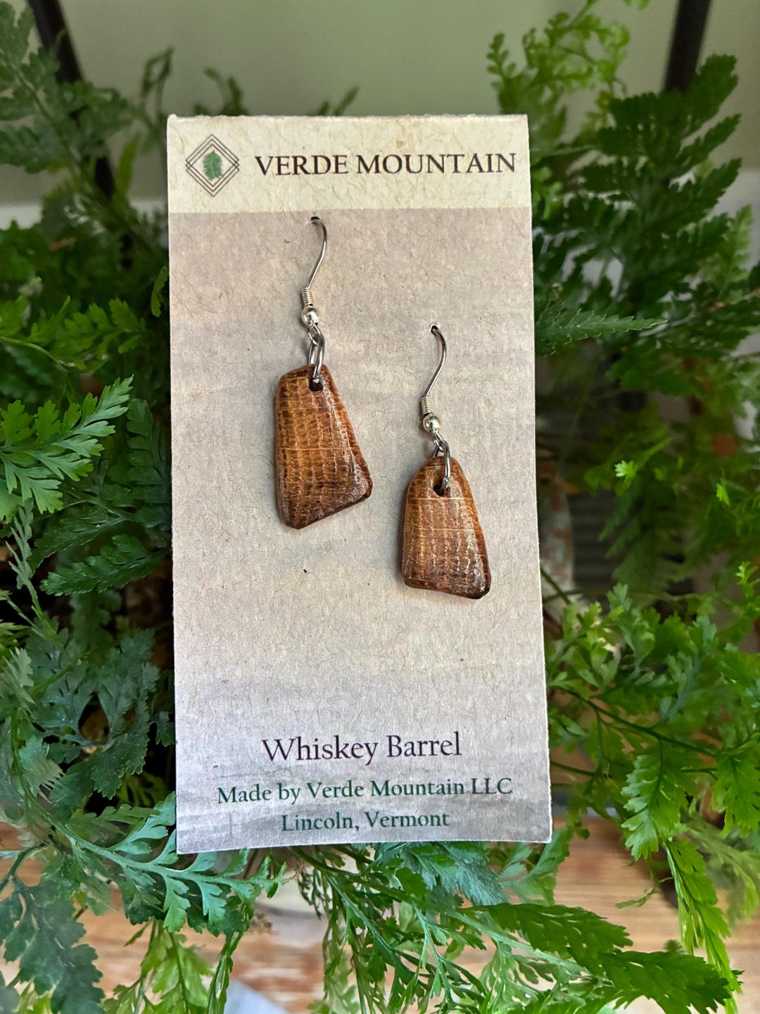 Jim Bean Whiskey Barrel Repurposed Into Earrings Handcrafted From ...