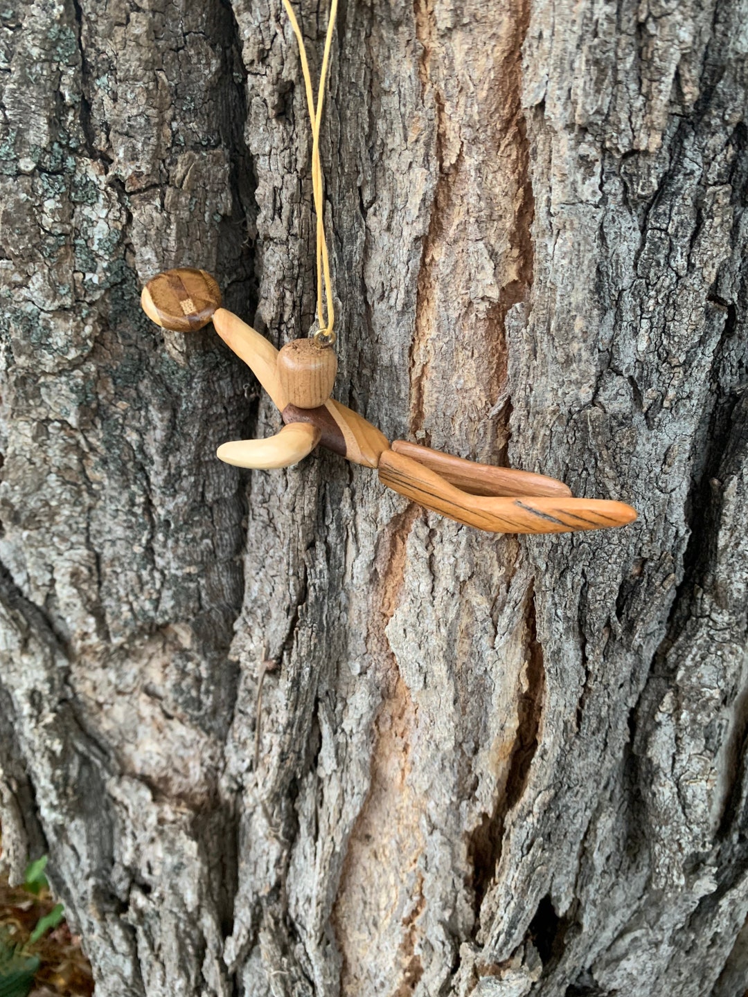 Ultimate Frisbee Ornament Handmade of Vermont Hardwood and Pieces of ...
