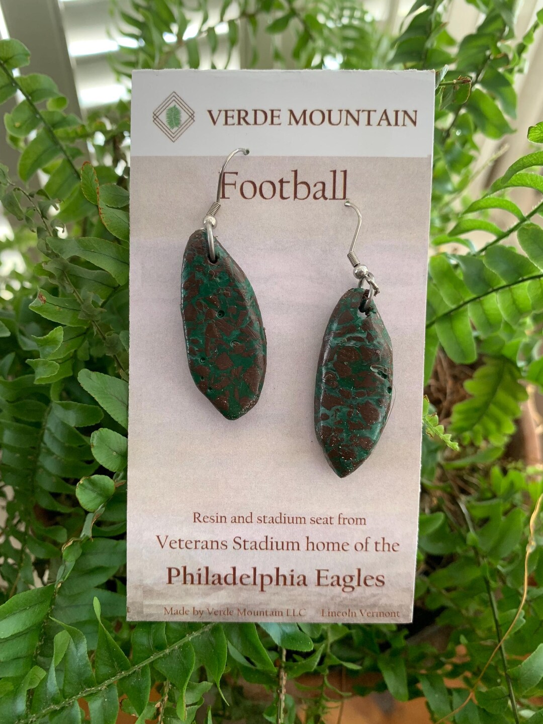 Repurposed Philadelphia Eagles Veteran Stadium Seat in Green Resin ...