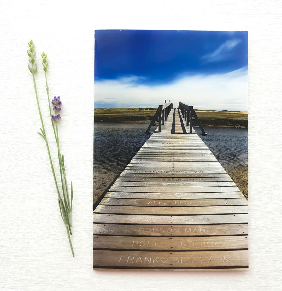 The Long Boardwalk Blank Greeting Card, Fine Art Photograph by ...