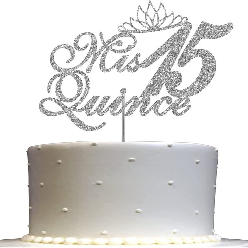 15 Cake Topper - Etsy