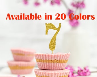 Number Cupcake Topper | Etsy