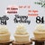 56 and Fabulous Birthday Cake Topper | Glitter | 56th Birthday ...
