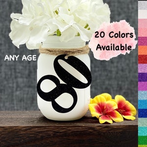 80th Birthday Decorations | Number 80 | Birthday Table Decor | Age 80 ...