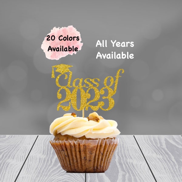 Graduation Cupcake Topper - Etsy